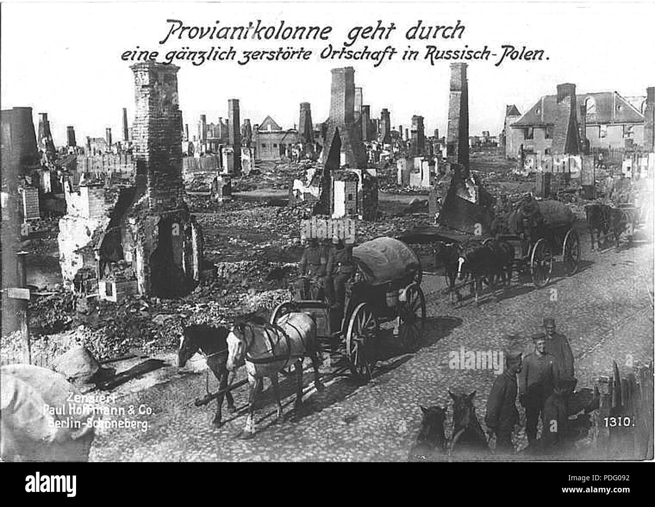 Destroyed by the german army hi-res stock photography and images - Alamy