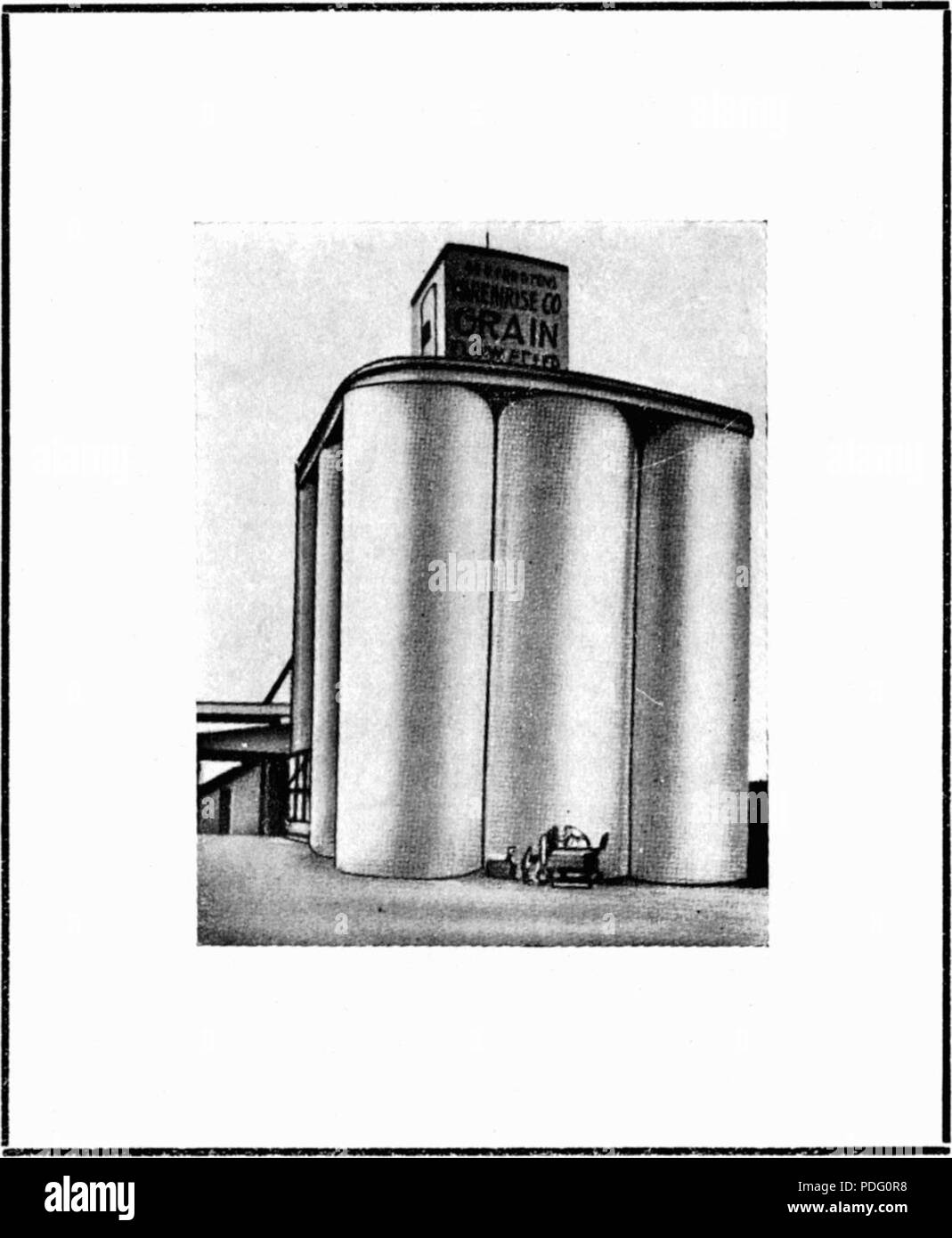 Rural grain farm Black and White Stock Photos & Images - Alamy