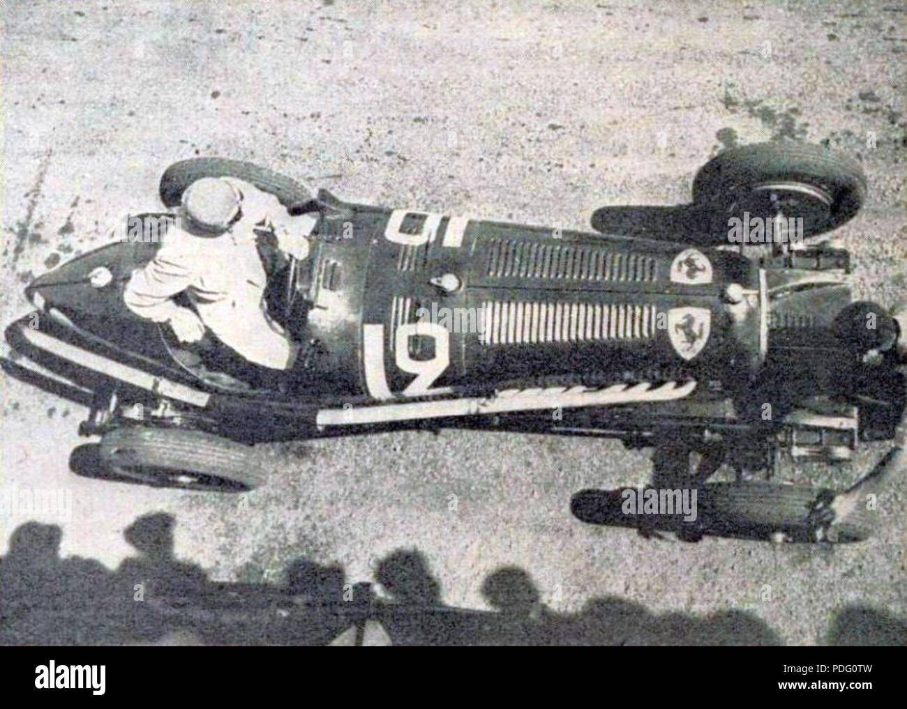 144 Grand Prix de la Marne 1934, arrêt de Louis Chiron au ...