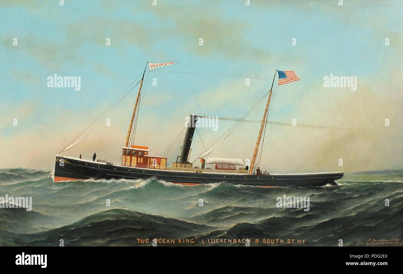 26 Ocean King (steam tug Stock Photo - Alamy