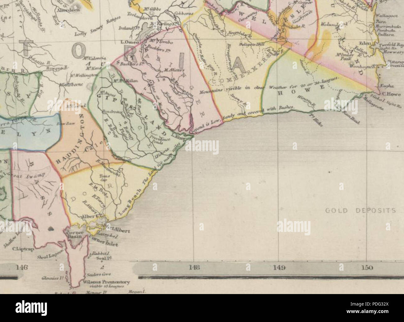 41 Eastern Victoria 1852 Stock Photo - Alamy