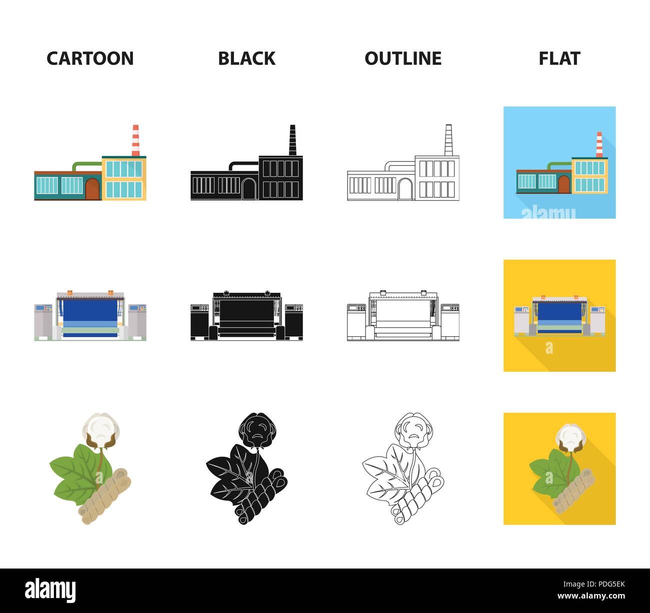 Machine cotton technique Stock Vector Images - Alamy