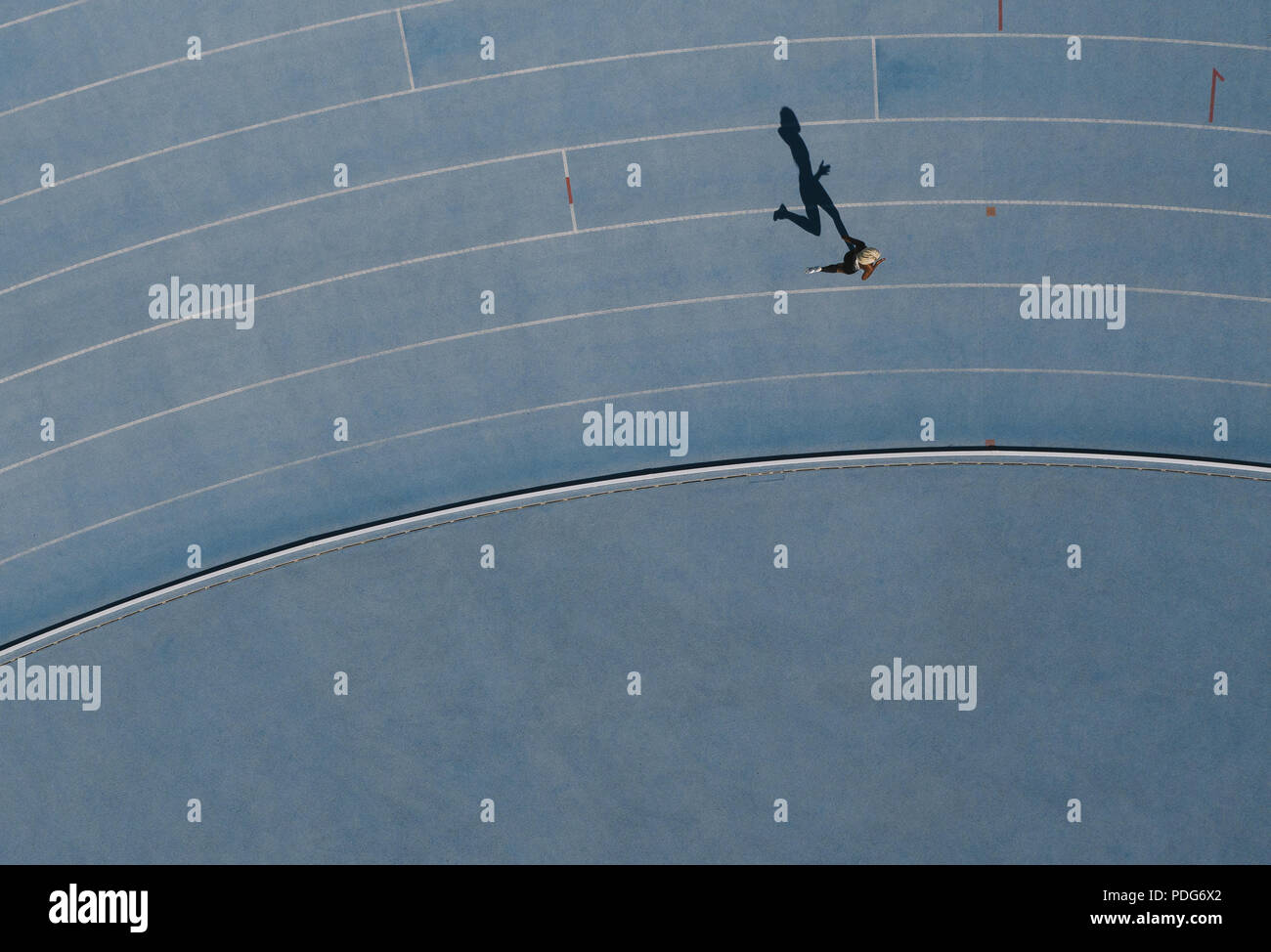 Athletics field aerial hi-res stock photography and images - Alamy