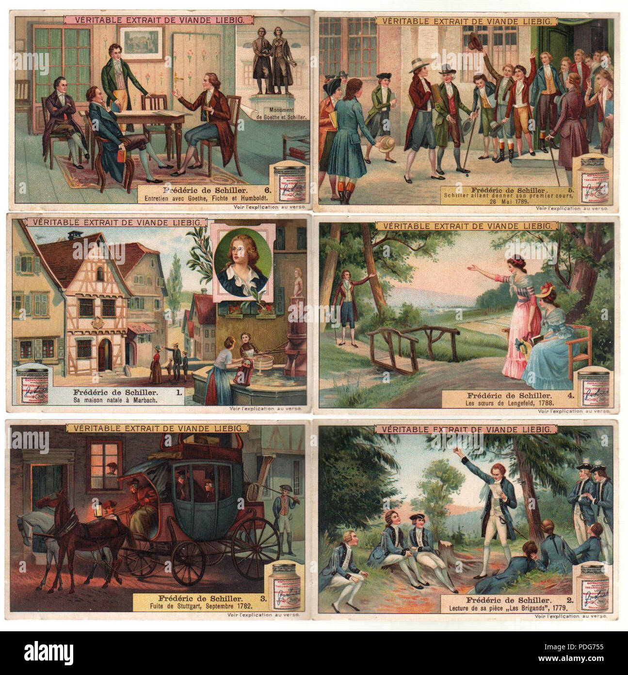 Liebig collectible card series hi-res stock photography and images - Alamy