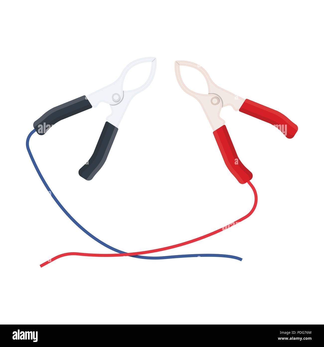 Clamp with cable single icon in cartoon style for design.Car ...