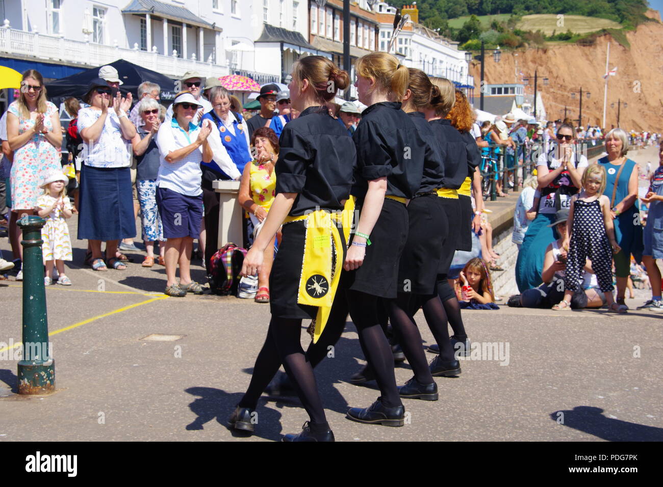 Whip the Cat Rapper and Clog, Women's English Dance Team, Performing a ...
