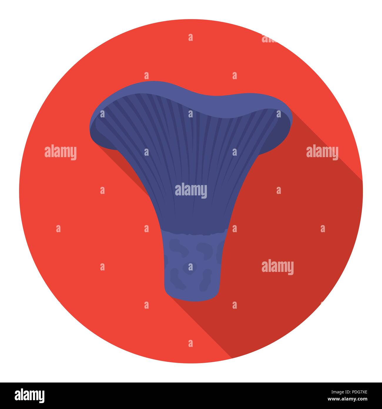 Actarius indigo icon in flat style isolated on white background ...