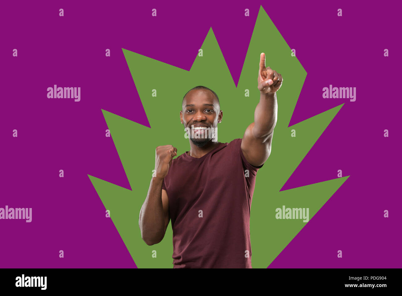 I won. Winning success happy man celebrating being a winner. Dynamic ...
