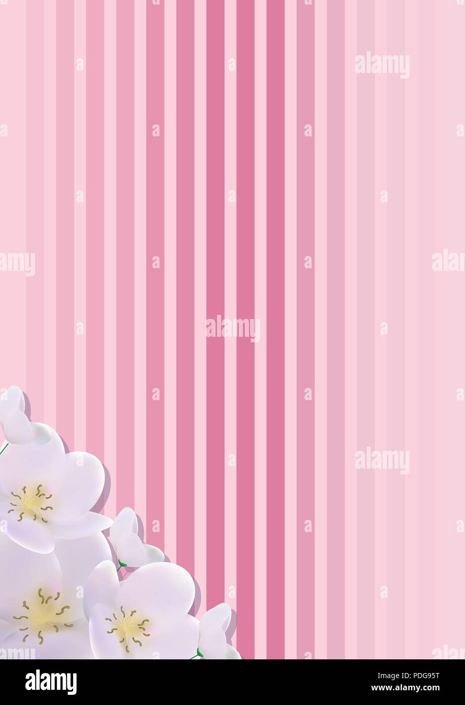 Design of postcards, covers invitations. Vector sakura Stock Vector ...