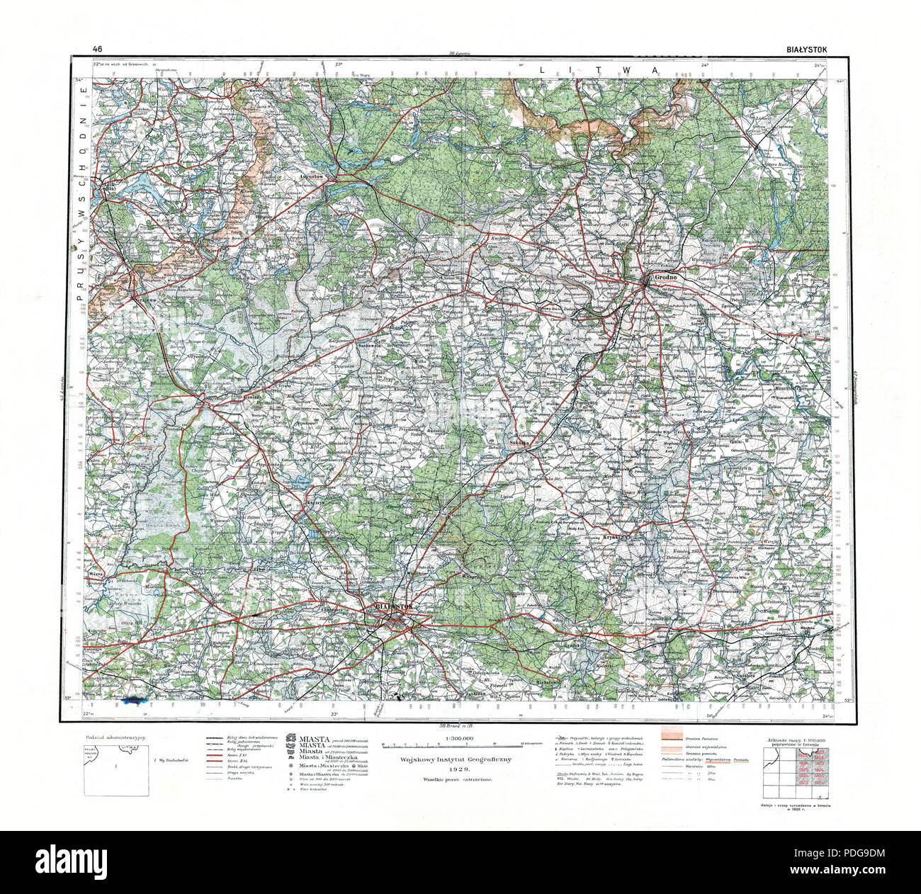 Mapa polski hi-res stock photography and images - Alamy