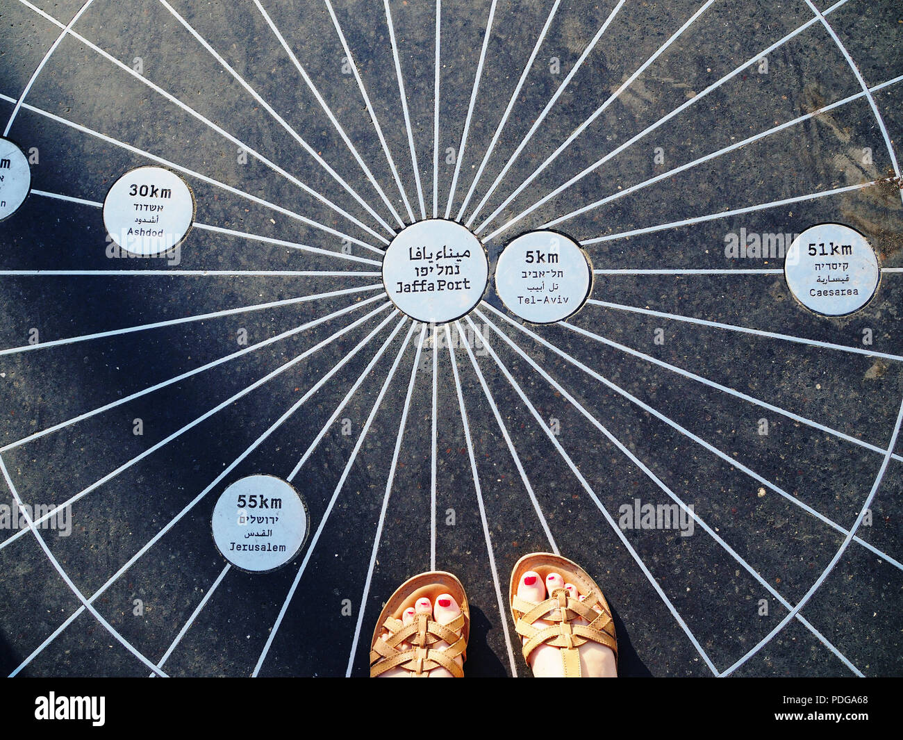 Map of tel aviv hi-res stock photography and images - Alamy