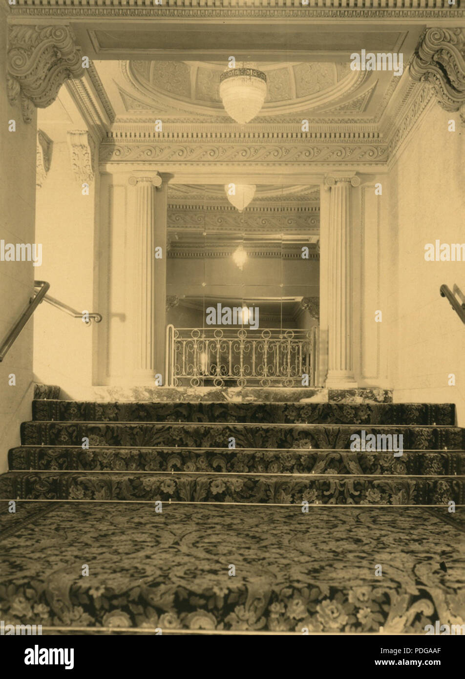 68 Interior staircase in Regent Theatre, Melbourne, 1929 (4773154107 ...