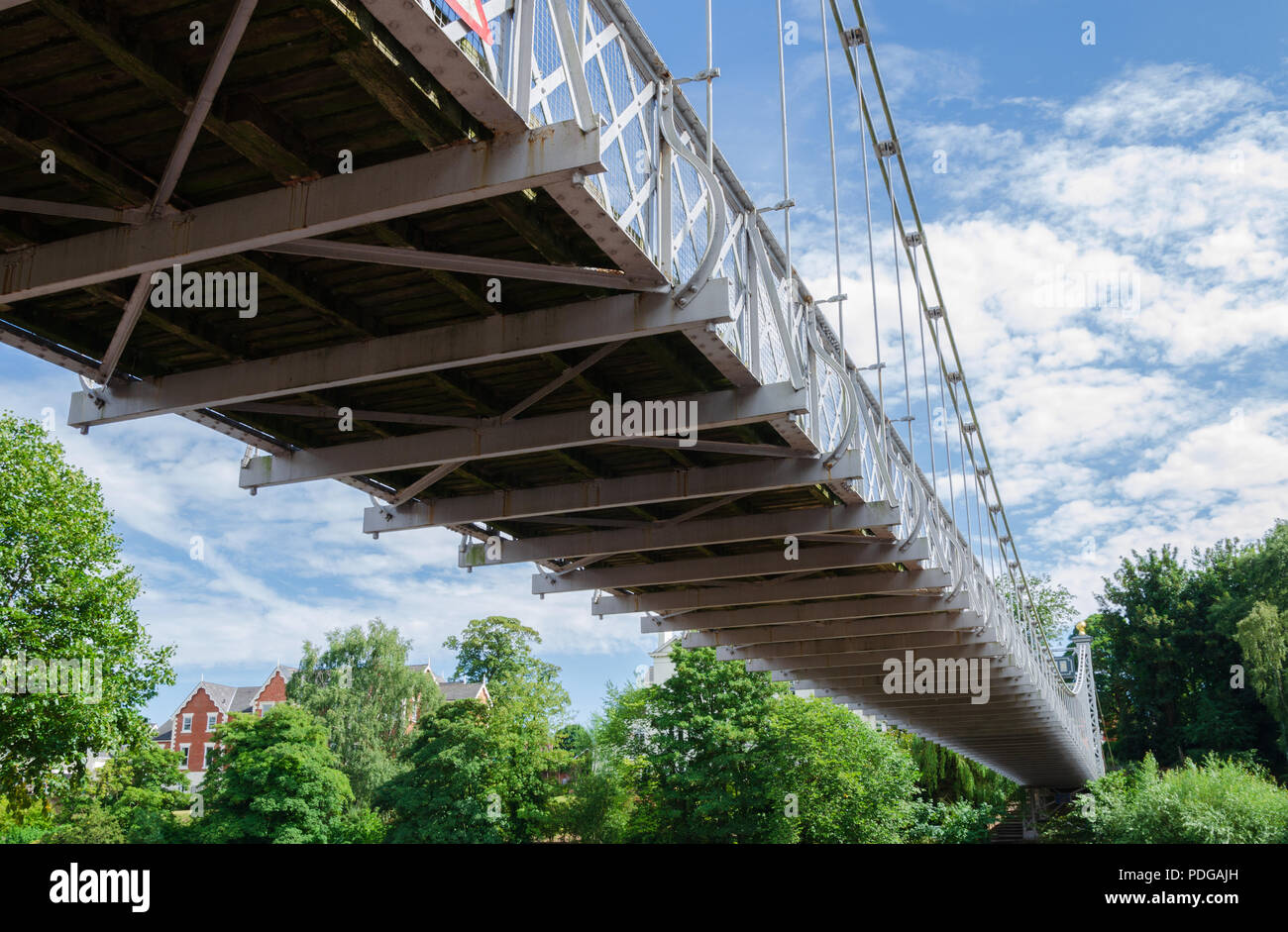 Chester footbridge hi-res stock photography and images - Alamy