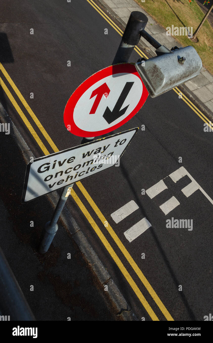 Give Way Line High Resolution Stock Photography and Images - Alamy