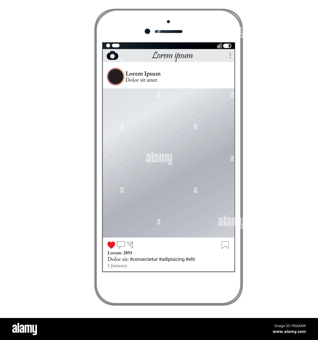 Icon photo place Cut Out Stock Images & Pictures - Alamy