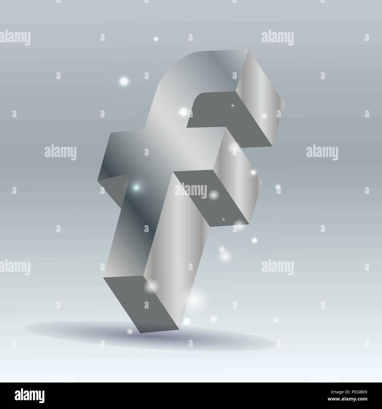 the volume letter f, 3d, the vector illustration Stock Vector Image ...