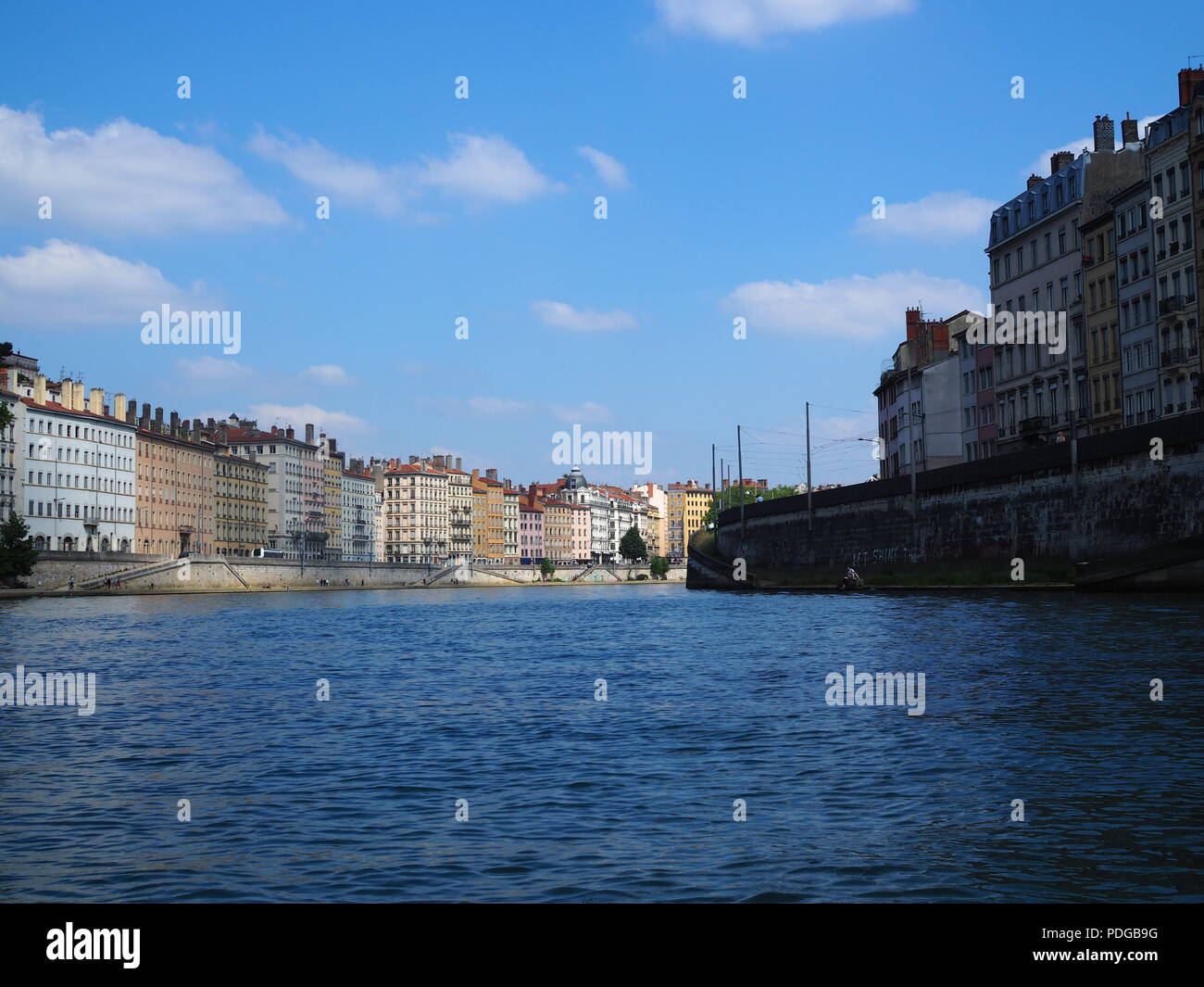 Lyon river cruise hi-res stock photography and images - Alamy