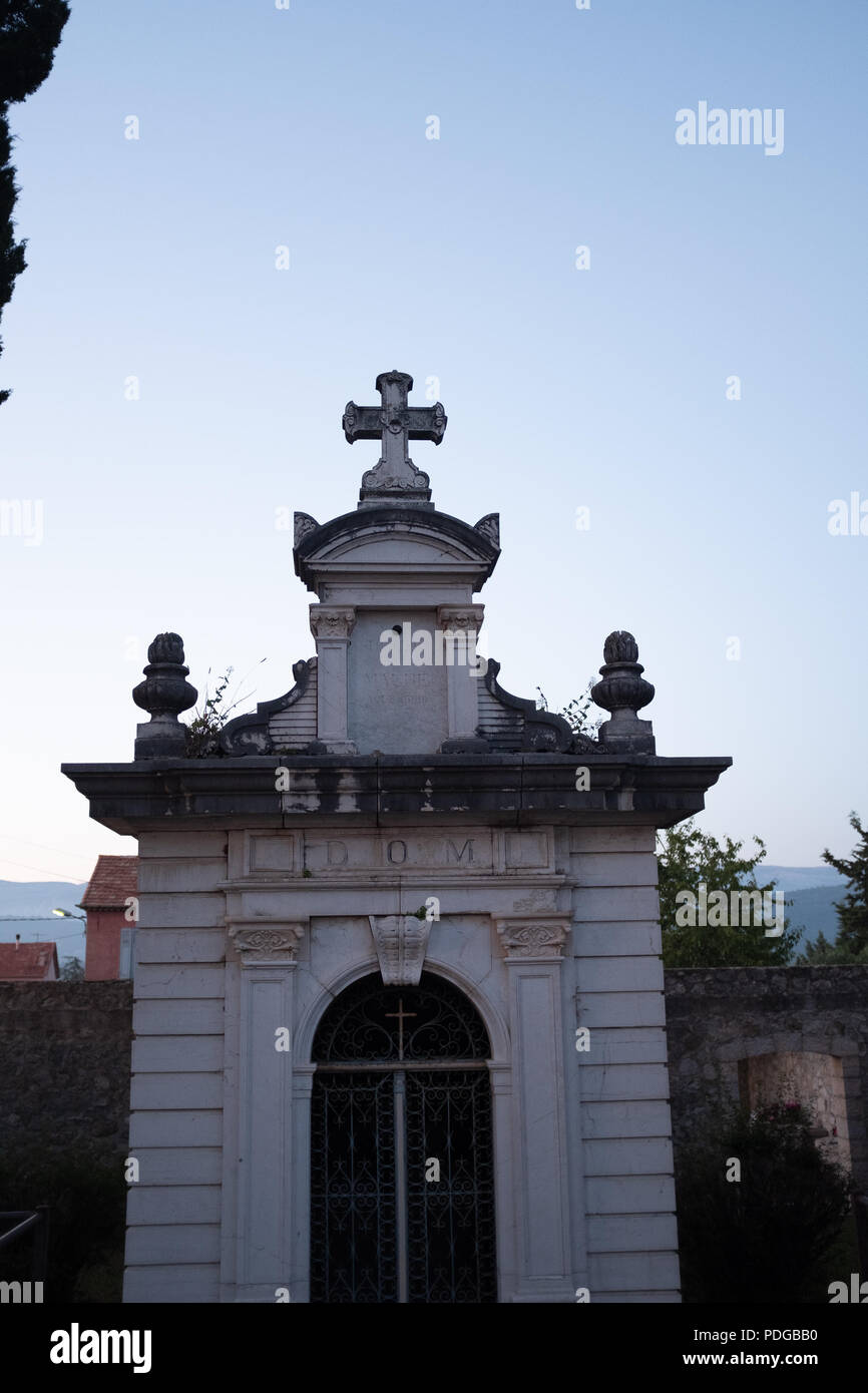 French Cemetery Gate Stock Photo - Alamy