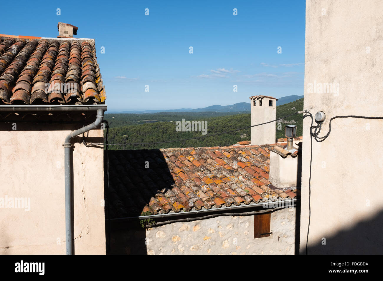 View of French Countryside Stock Photo - Alamy