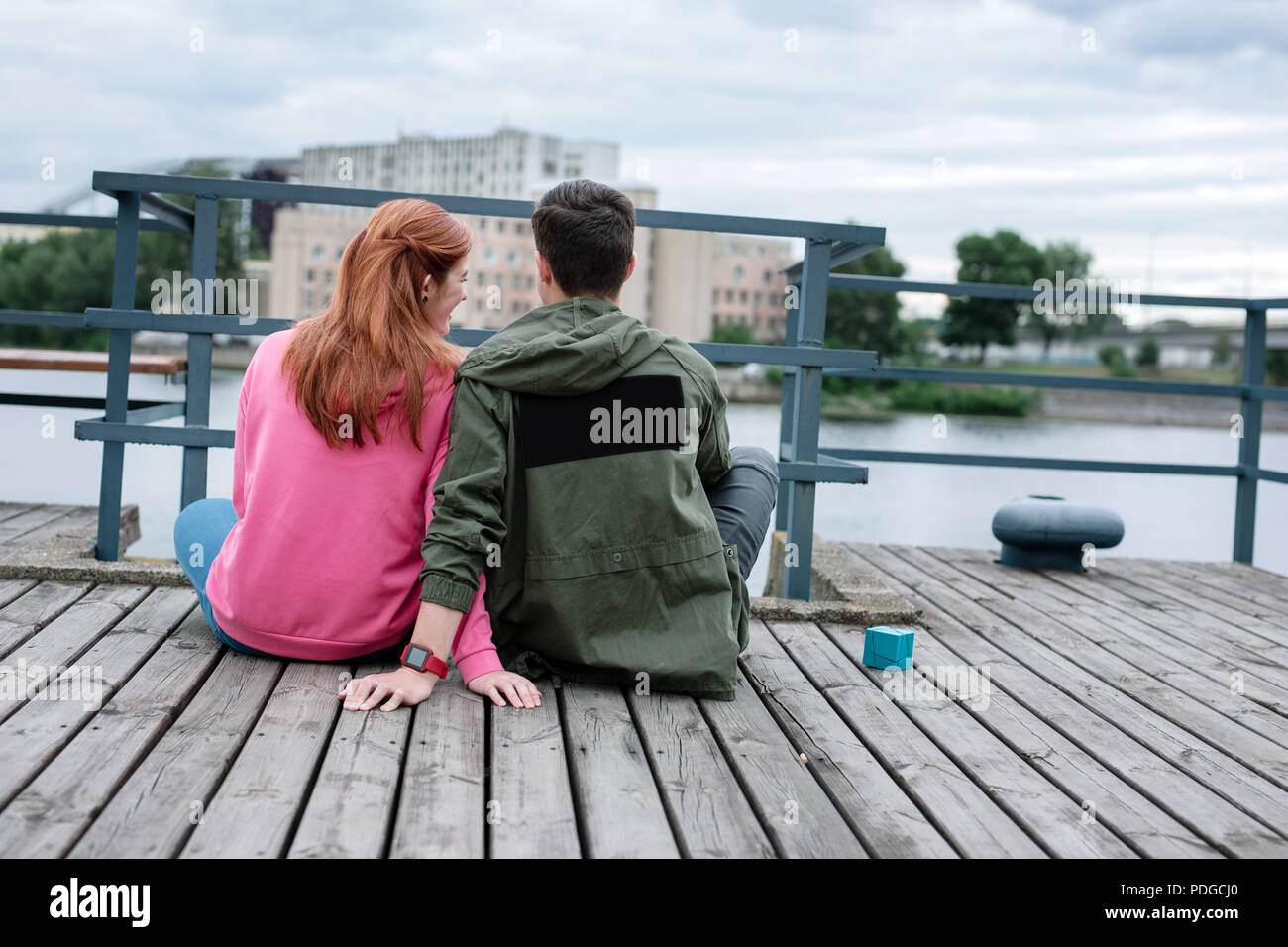 Beautiful peaceful romantic couple river hi-res stock photography and ...
