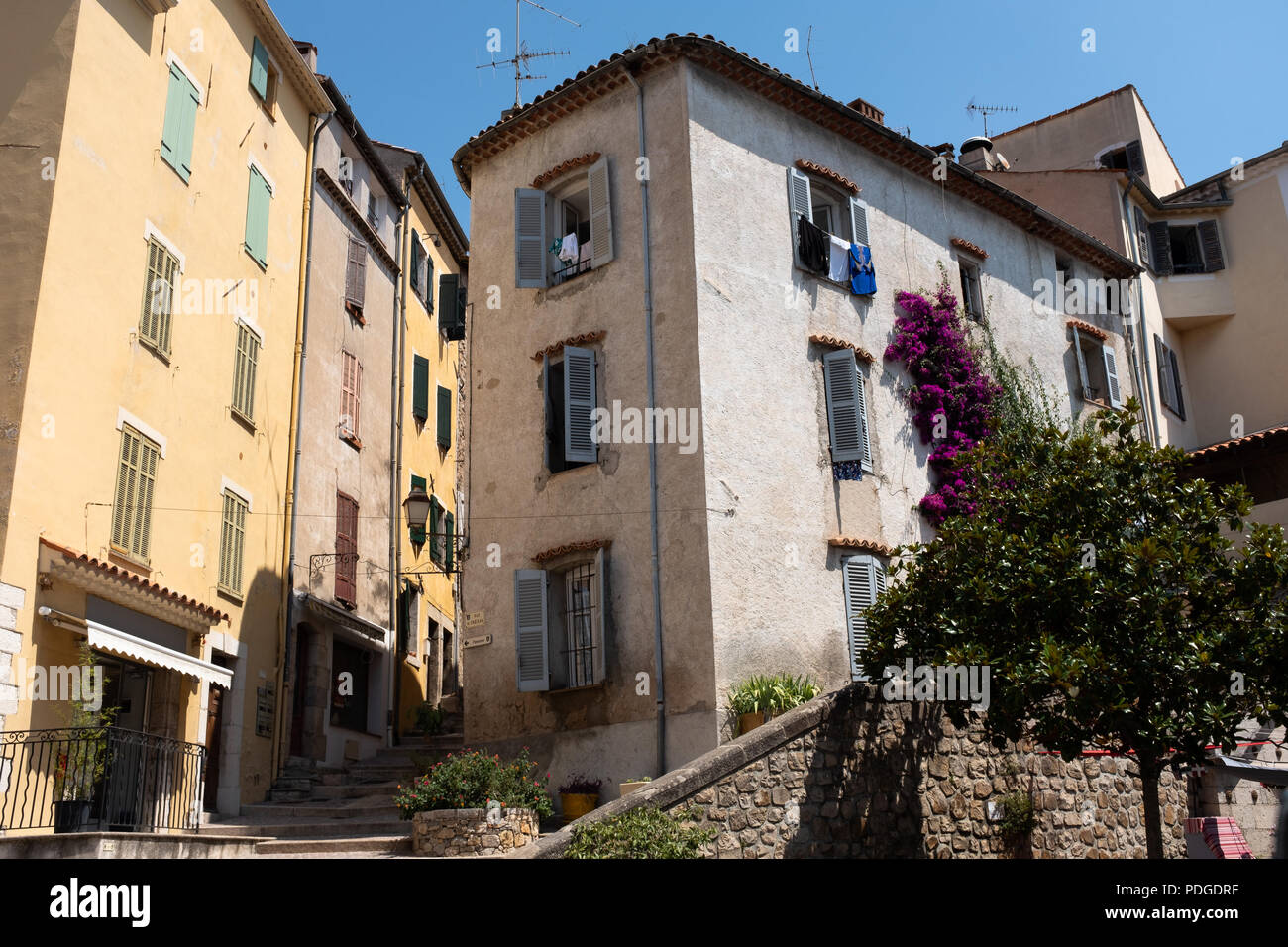 Village of Fayence Var Provence France Stock Photo - Alamy