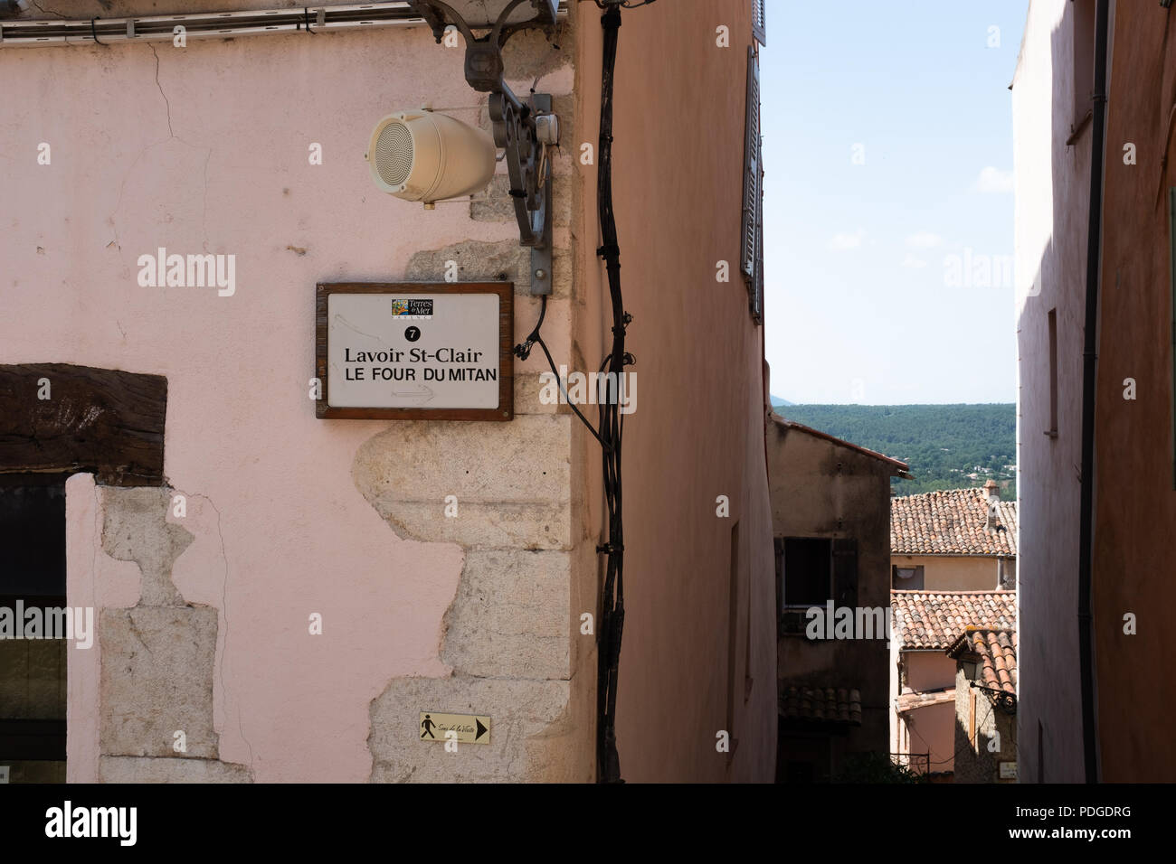 Village of Fayence Var Provence France Stock Photo - Alamy