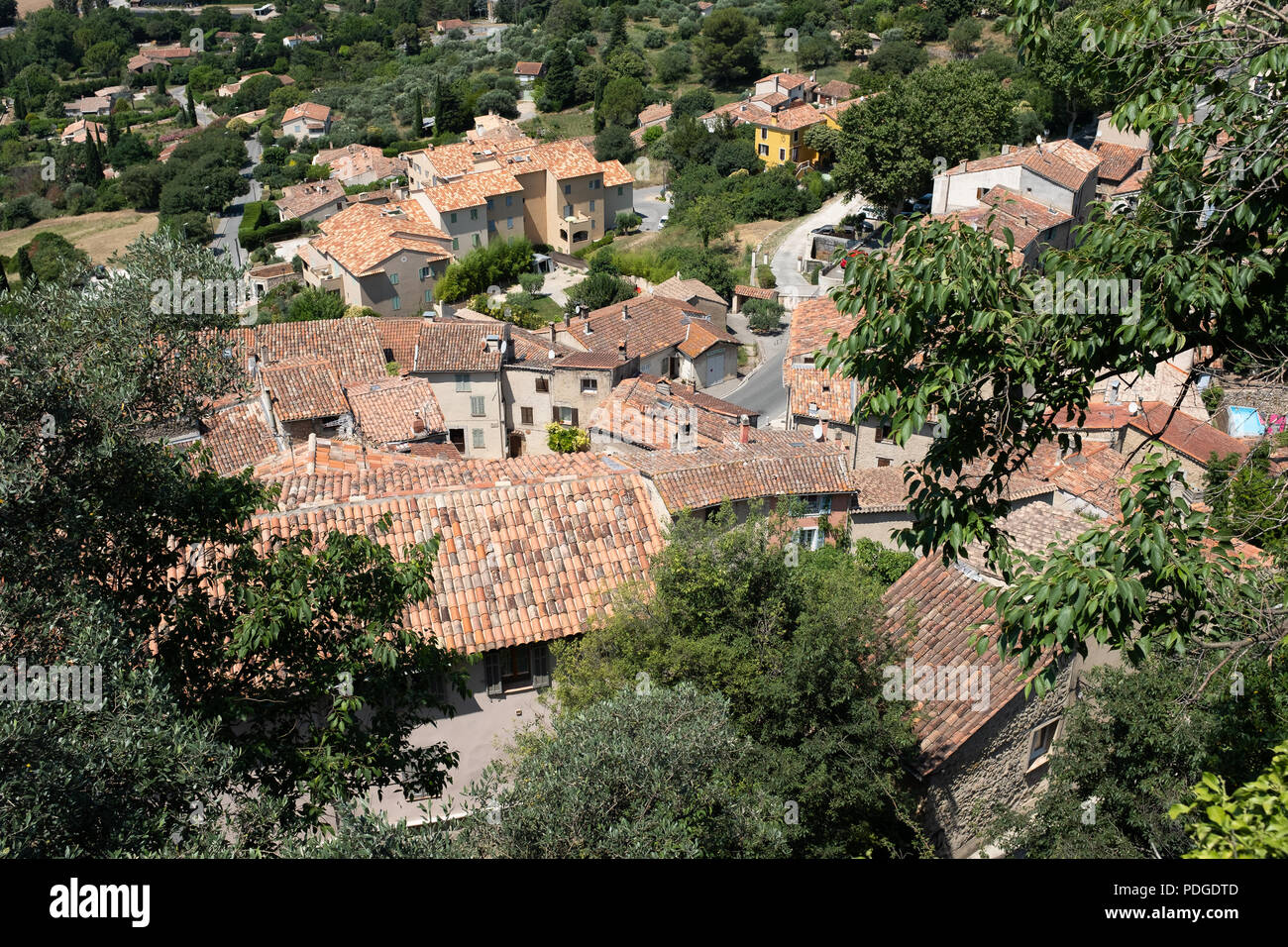 Village of Fayence Var Provence France Stock Photo - Alamy