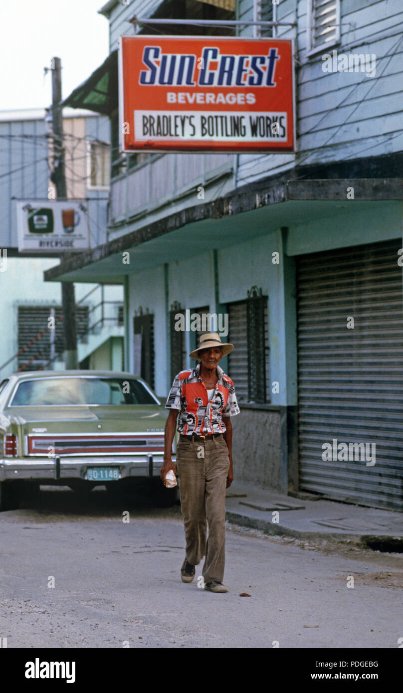 Belize city 1980s hi-res stock photography and images - Alamy