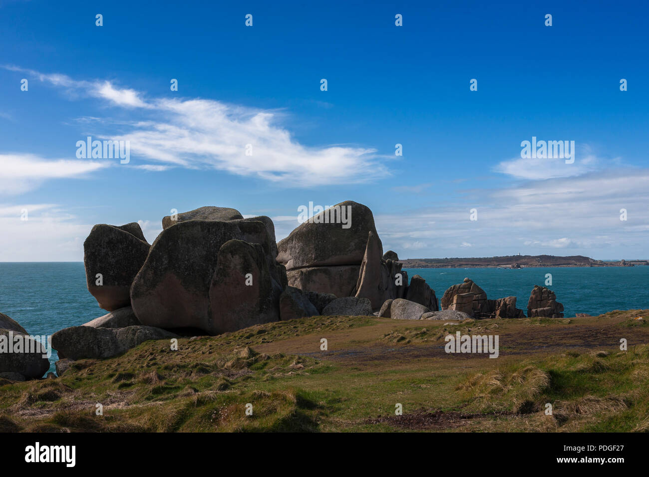 The rock formation known as Tooth Rock, Peninnis Head, St. Mary's ...