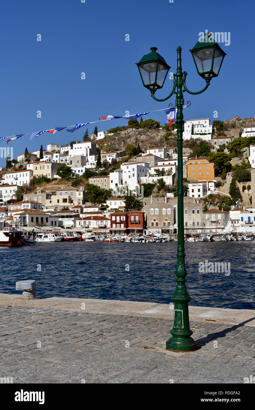 Hydra town in Hydra island, Greece Stock Photo - Alamy