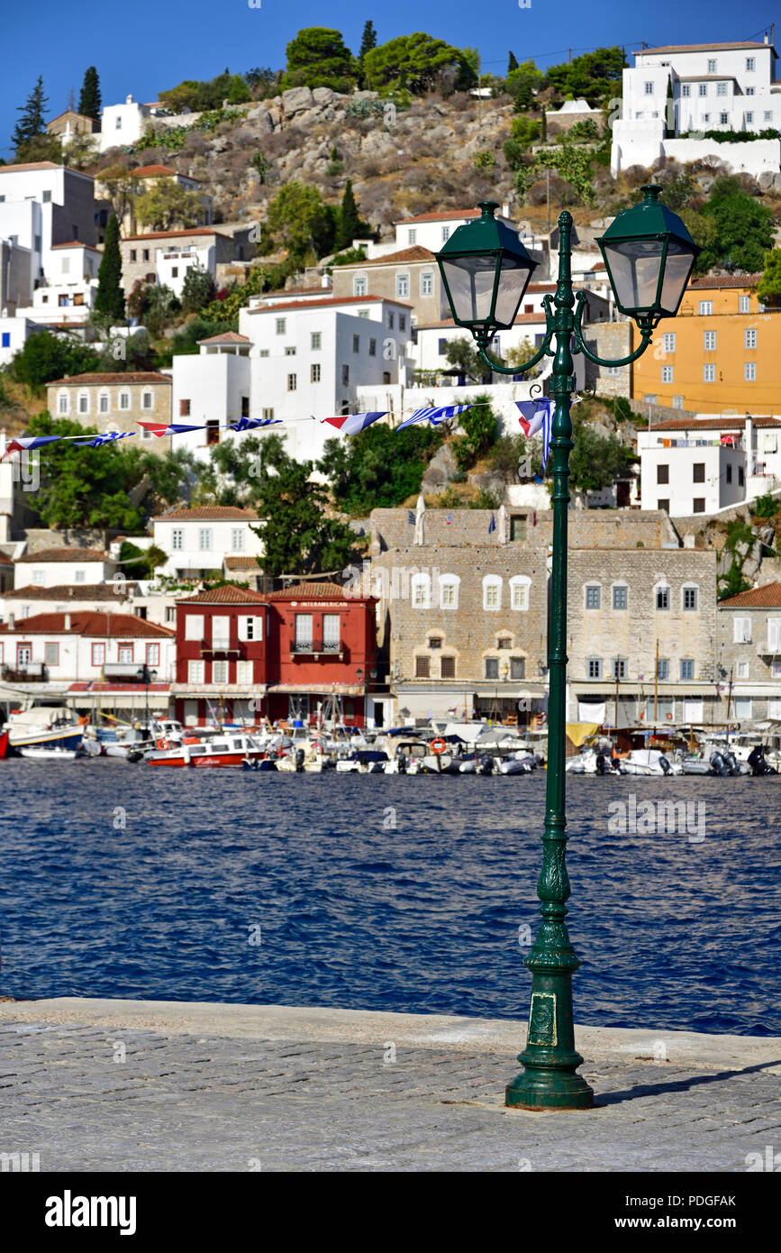 Hydra town in Hydra island, Greece Stock Photo - Alamy