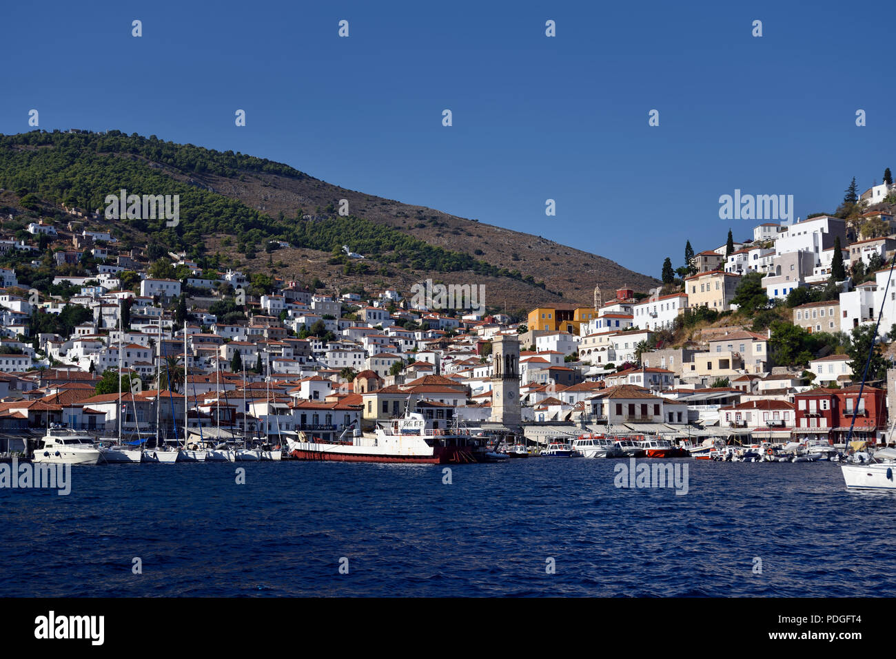 Hydra town in Hydra island, Greece Stock Photo - Alamy