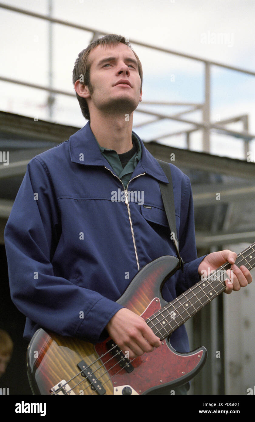 Menswear Johnny Dean BBC Radio 1 One Roadshow Blackpool lights switch ...