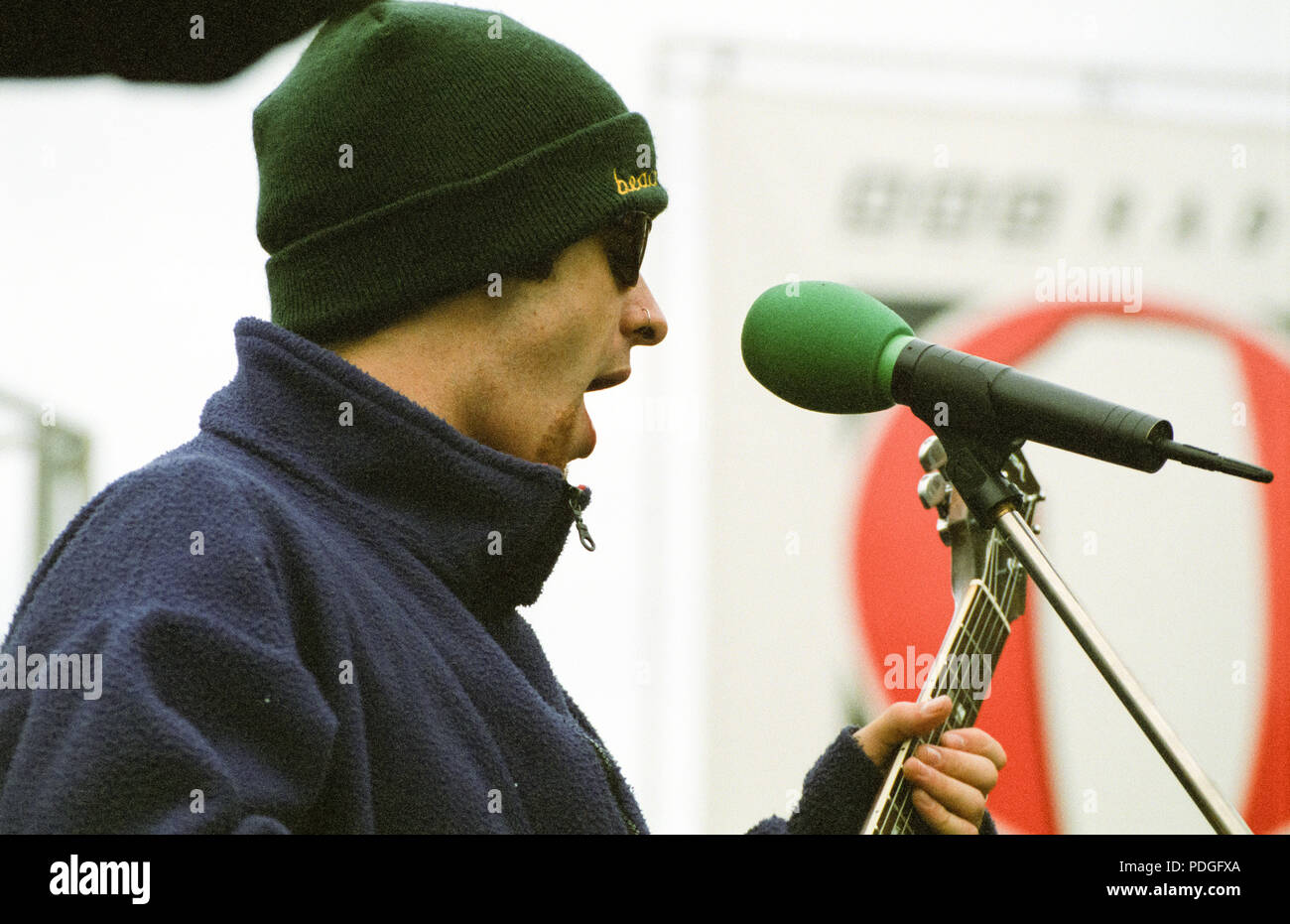 Menswear Johnny Dean BBC Radio 1 One Roadshow Blackpool lights switch ...