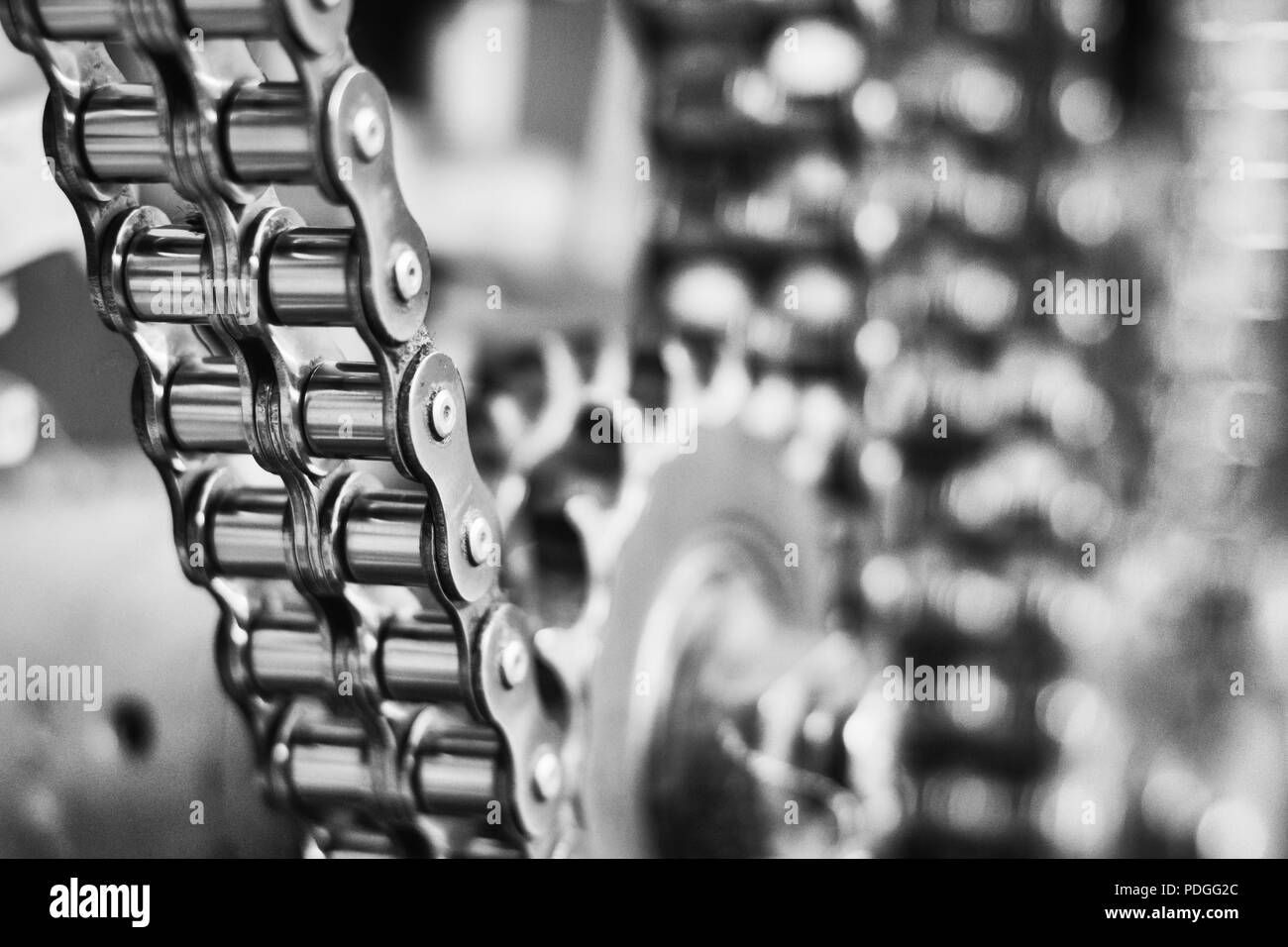 Double chain sprocket hi-res stock photography and images - Alamy