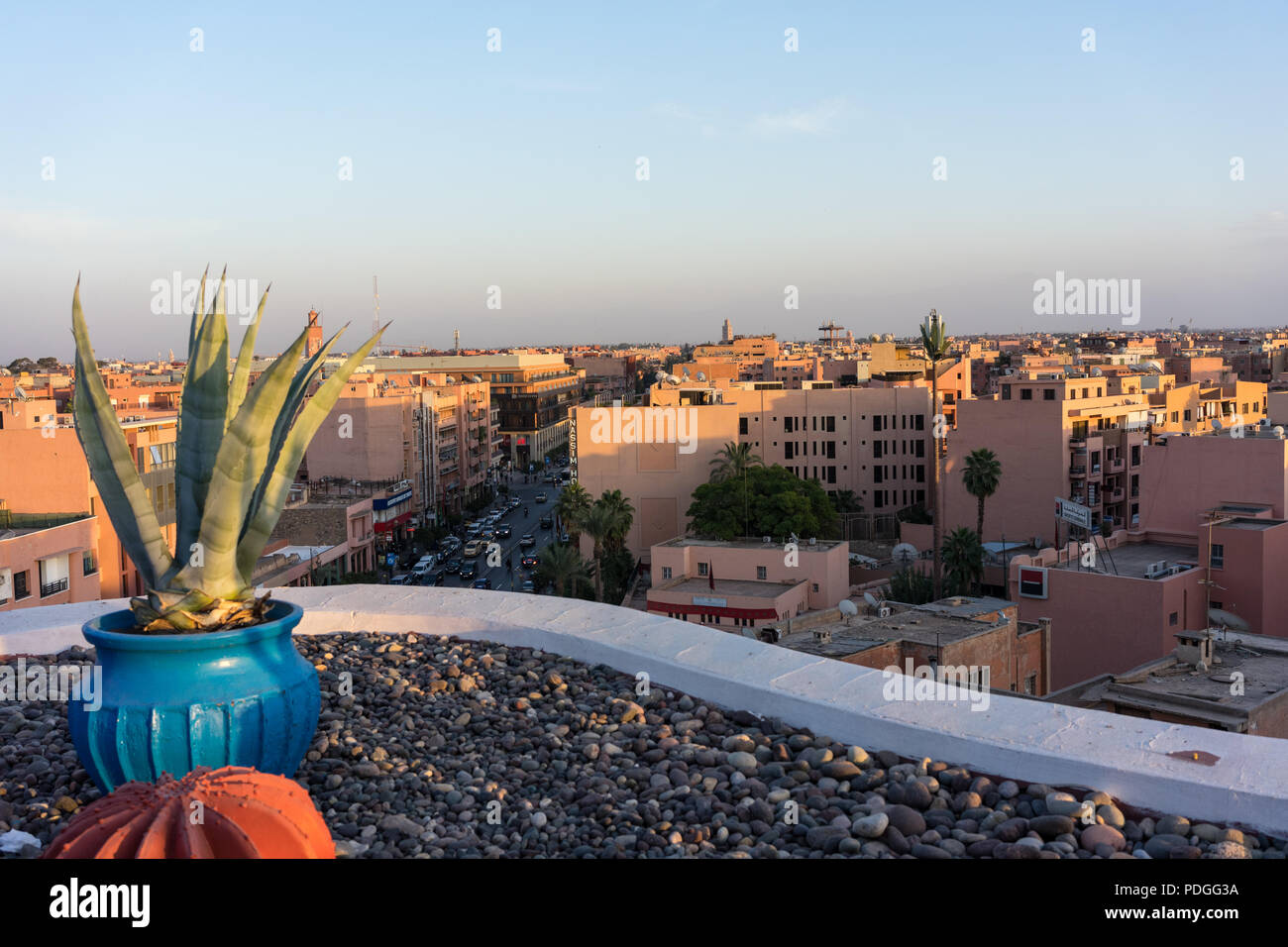 Marrakech top view hi-res stock photography and images - Alamy