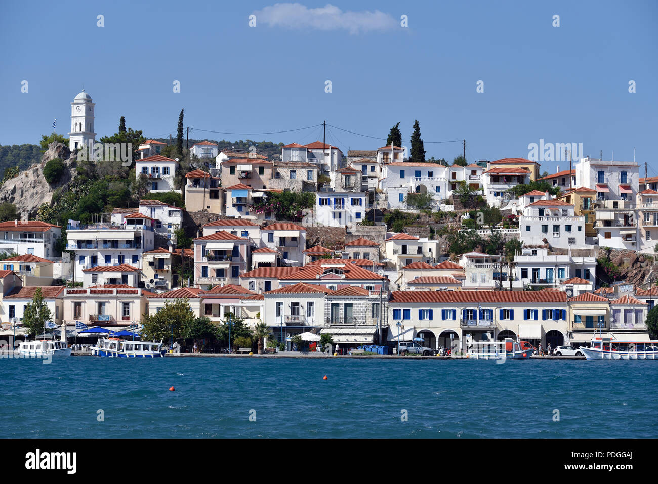Architecture of poros island hi-res stock photography and images - Alamy