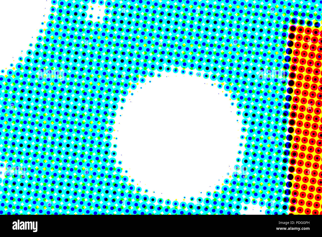 Abstract artistic halftone pattern illustration as grunge art ...