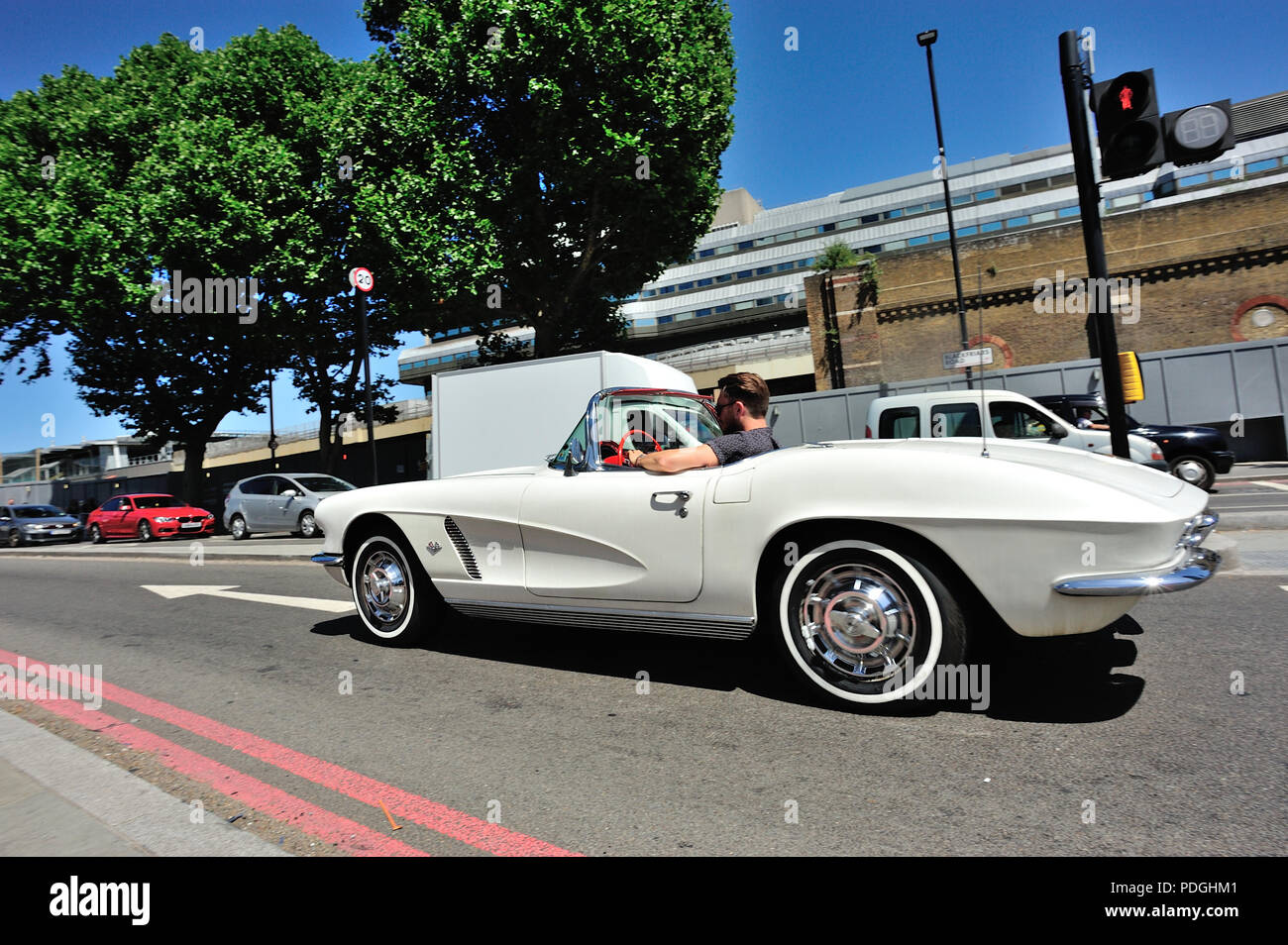 White Corvette High Resolution Stock Photography and Images - Alamy