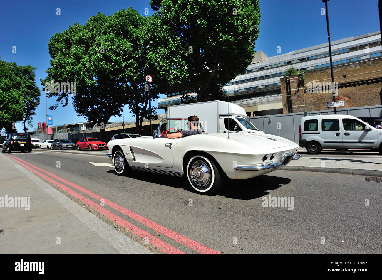 White Corvette High Resolution Stock Photography and Images - Alamy