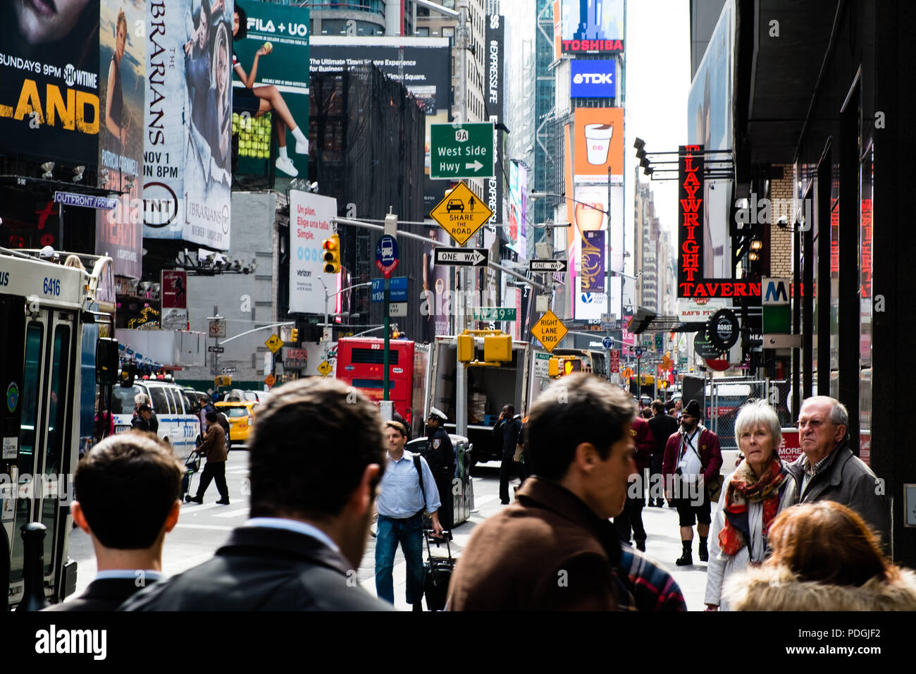 Crowded Street Scene