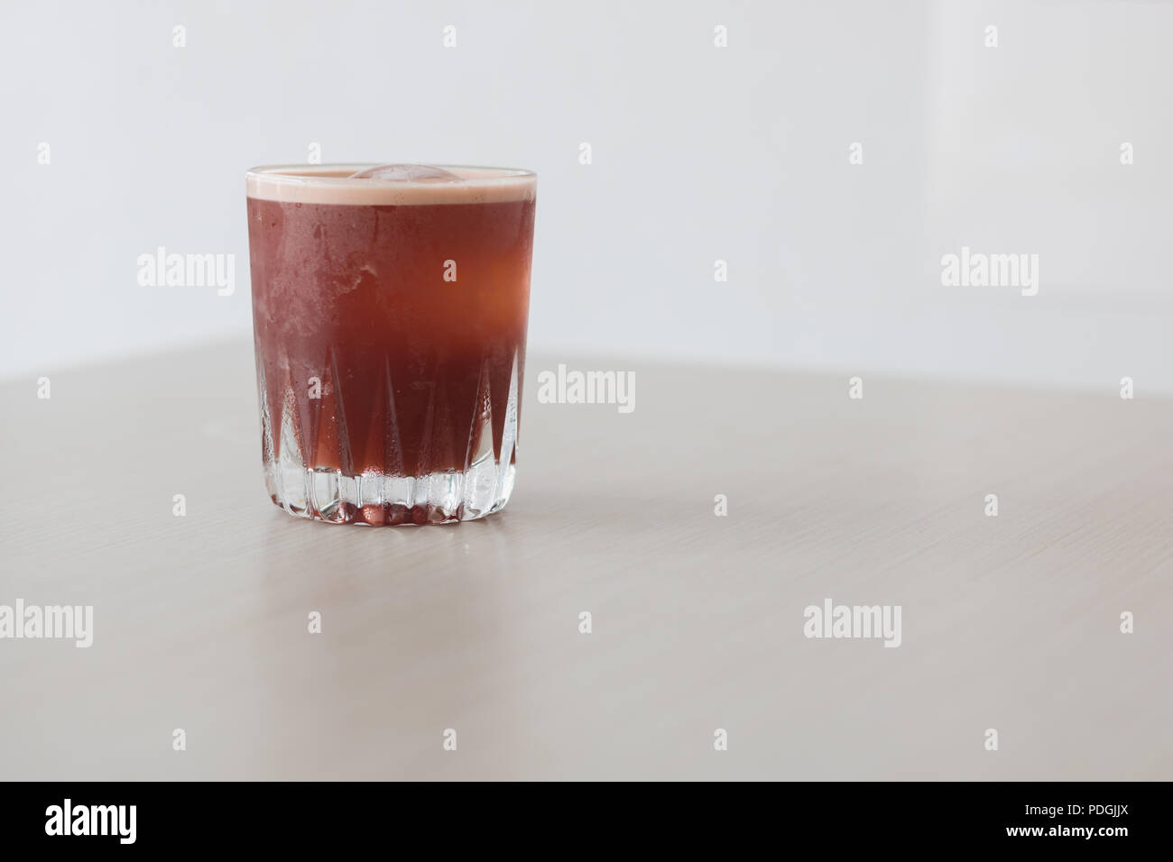 Nitro Cold Brew Mix berries Tea.Rose Pink Mixed berries tea Stock Photo ...