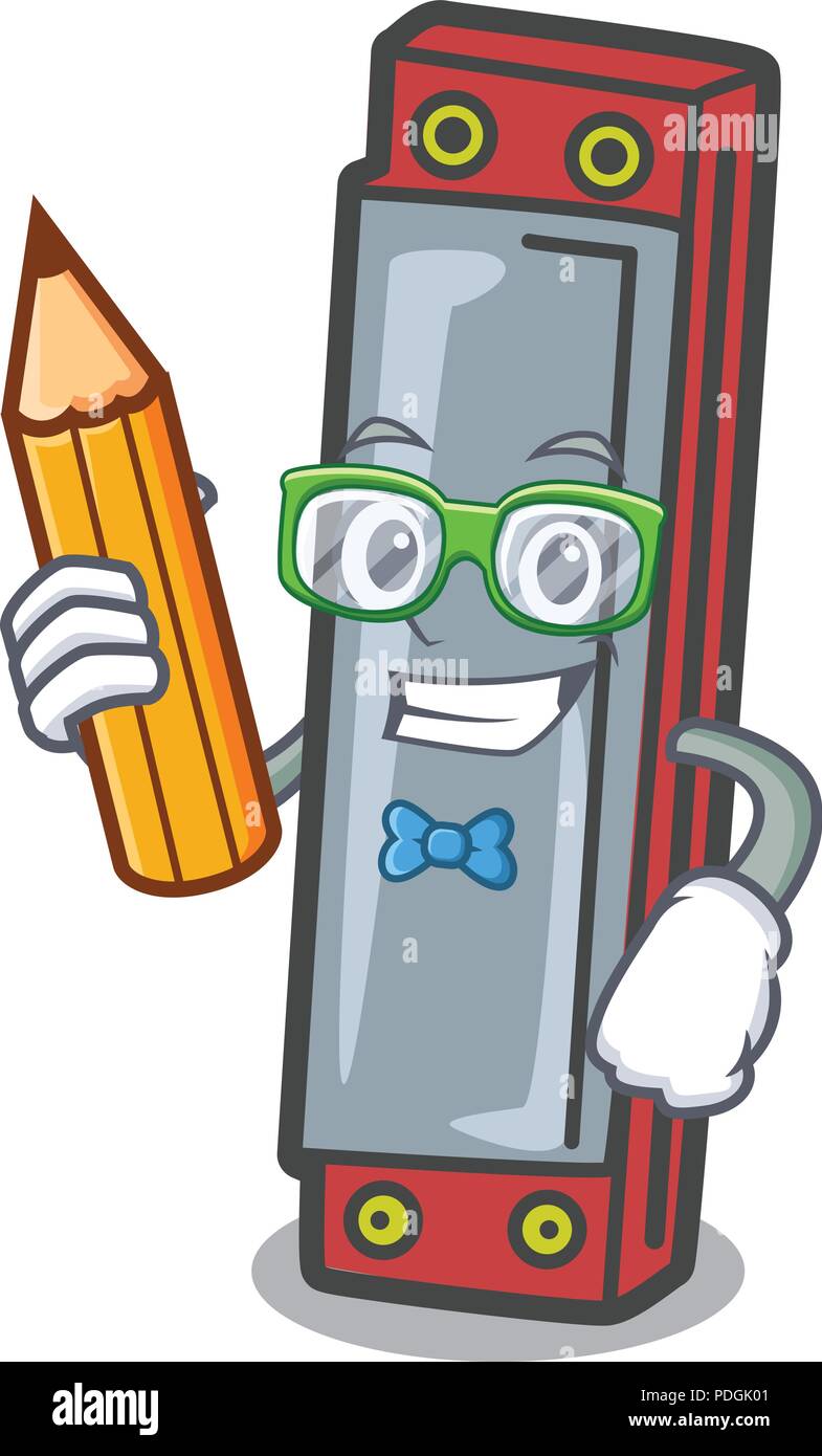 Student harmonica character cartoon style Stock Vector Image & Art - Alamy