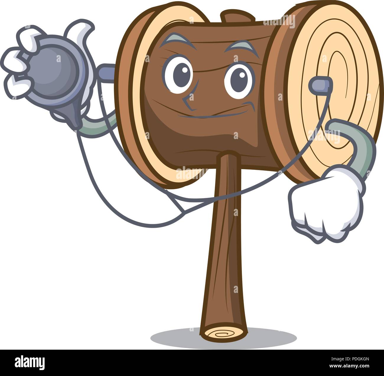 Doctor mallet character cartoon style Stock Vector Image & Art - Alamy