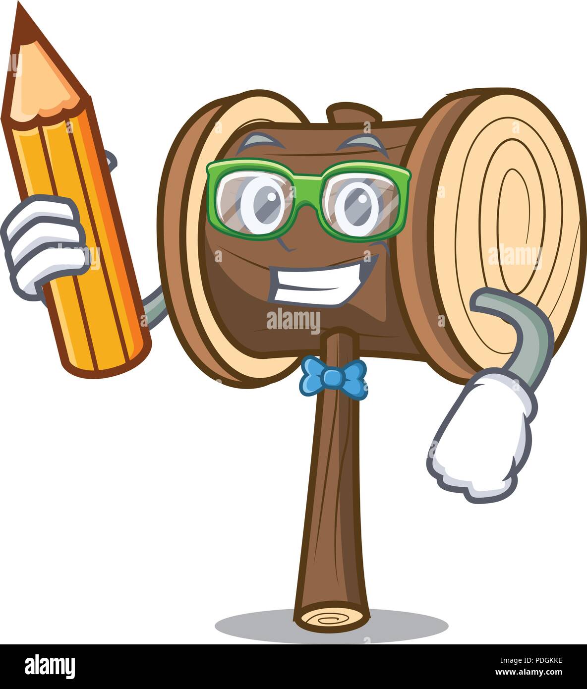 Student mallet character cartoon style Stock Vector Image & Art - Alamy