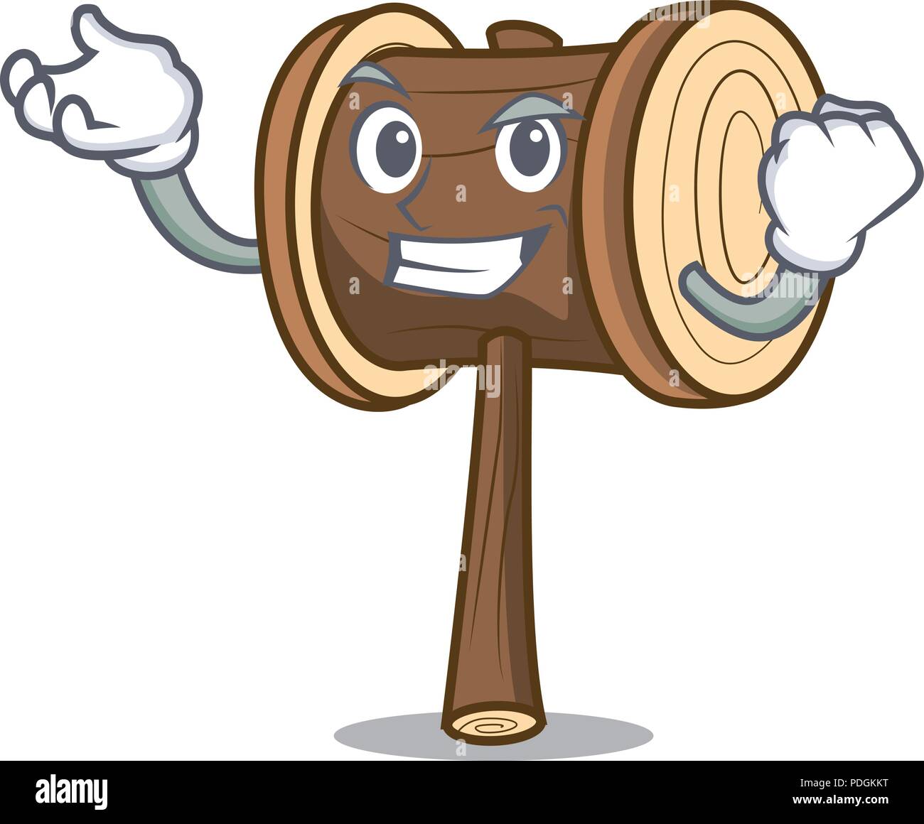 Successful mallet character cartoon style Stock Vector Image & Art - Alamy