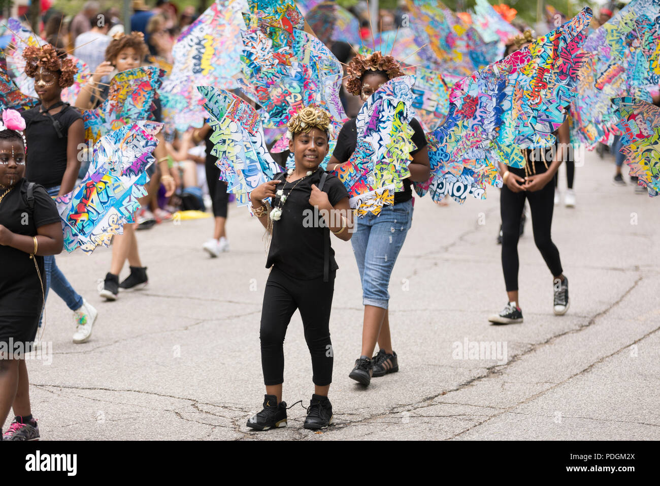 African American Parade Children High Resolution Stock Photography and ...