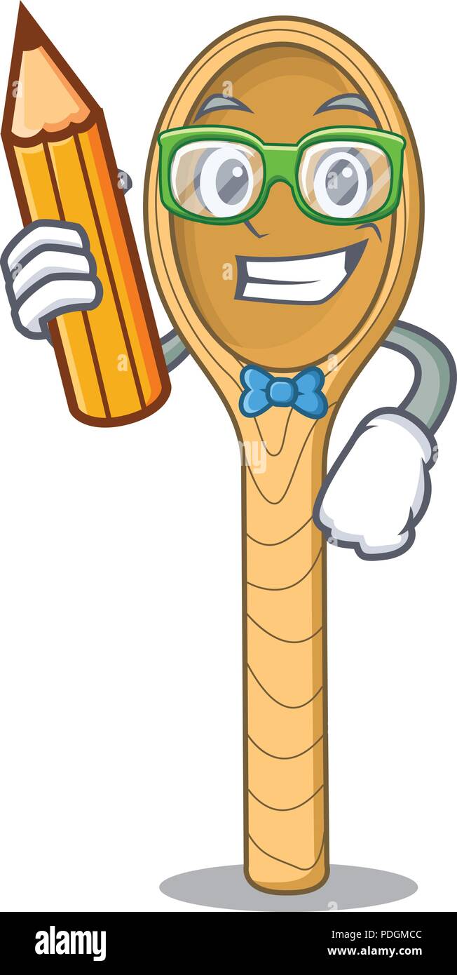 Student wooden spoon character cartoon Stock Vector Image & Art - Alamy