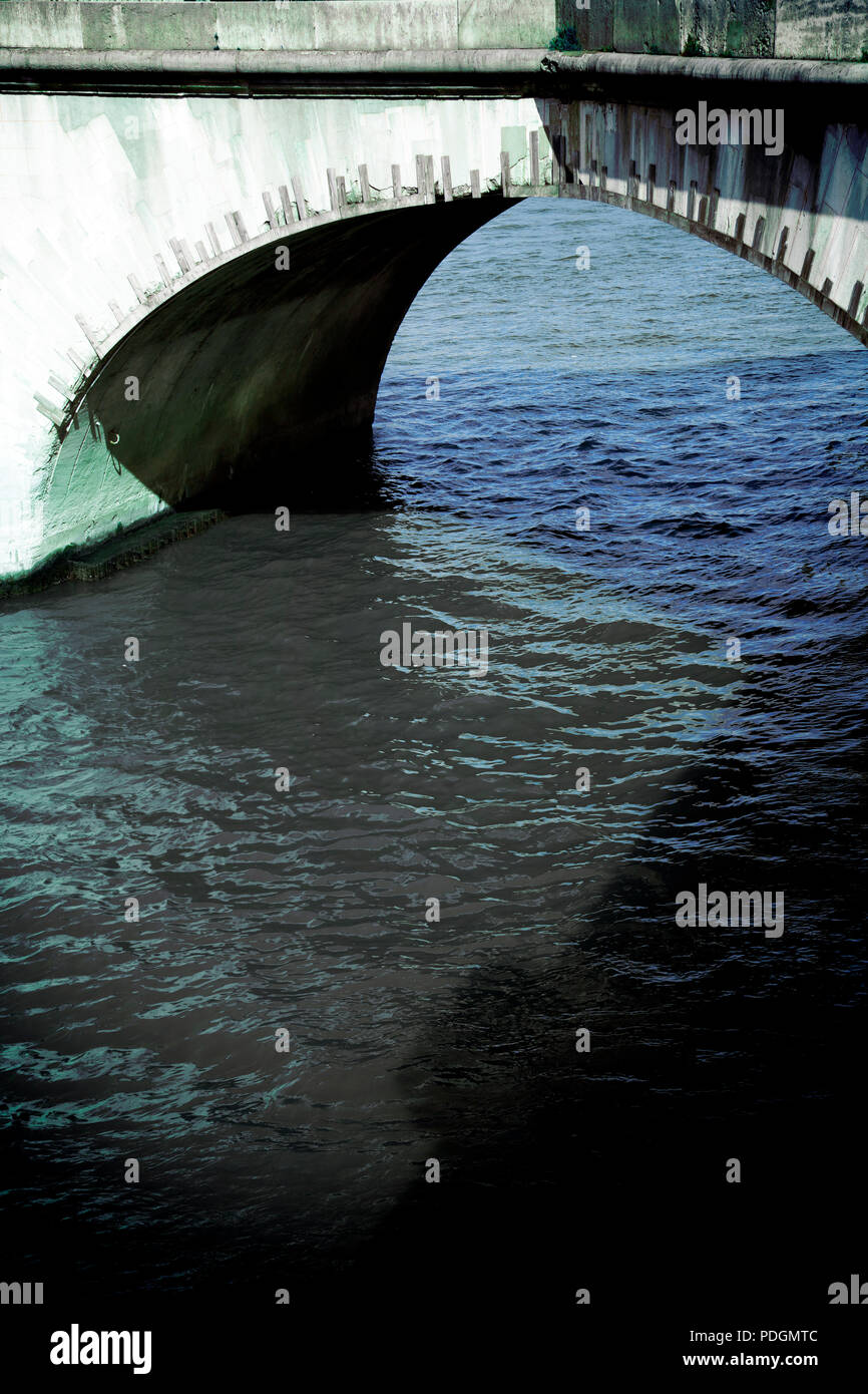Arched Bridge in Paris, France Stock Photo - Alamy