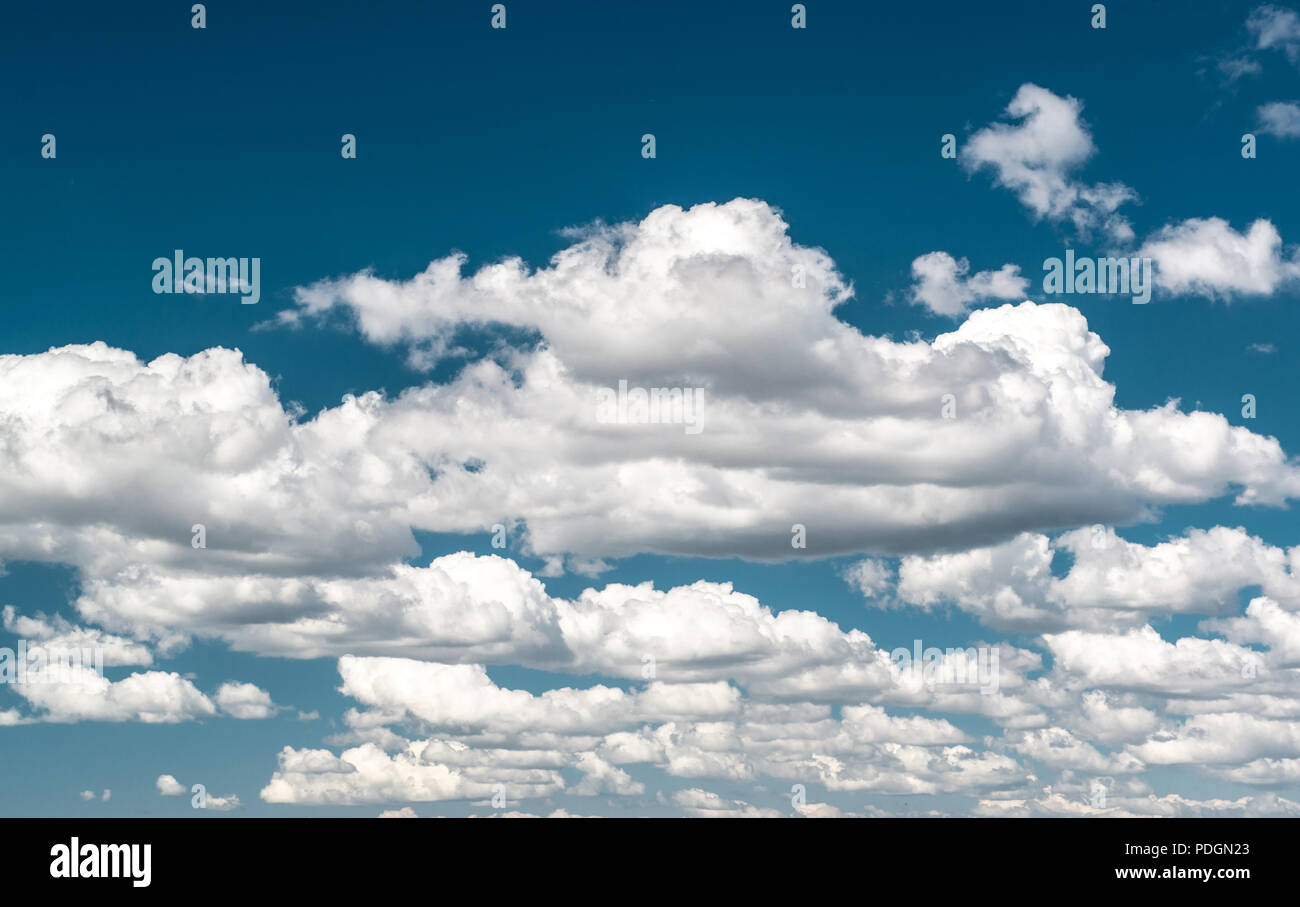Background of blue sky and clouds Stock Photo - Alamy